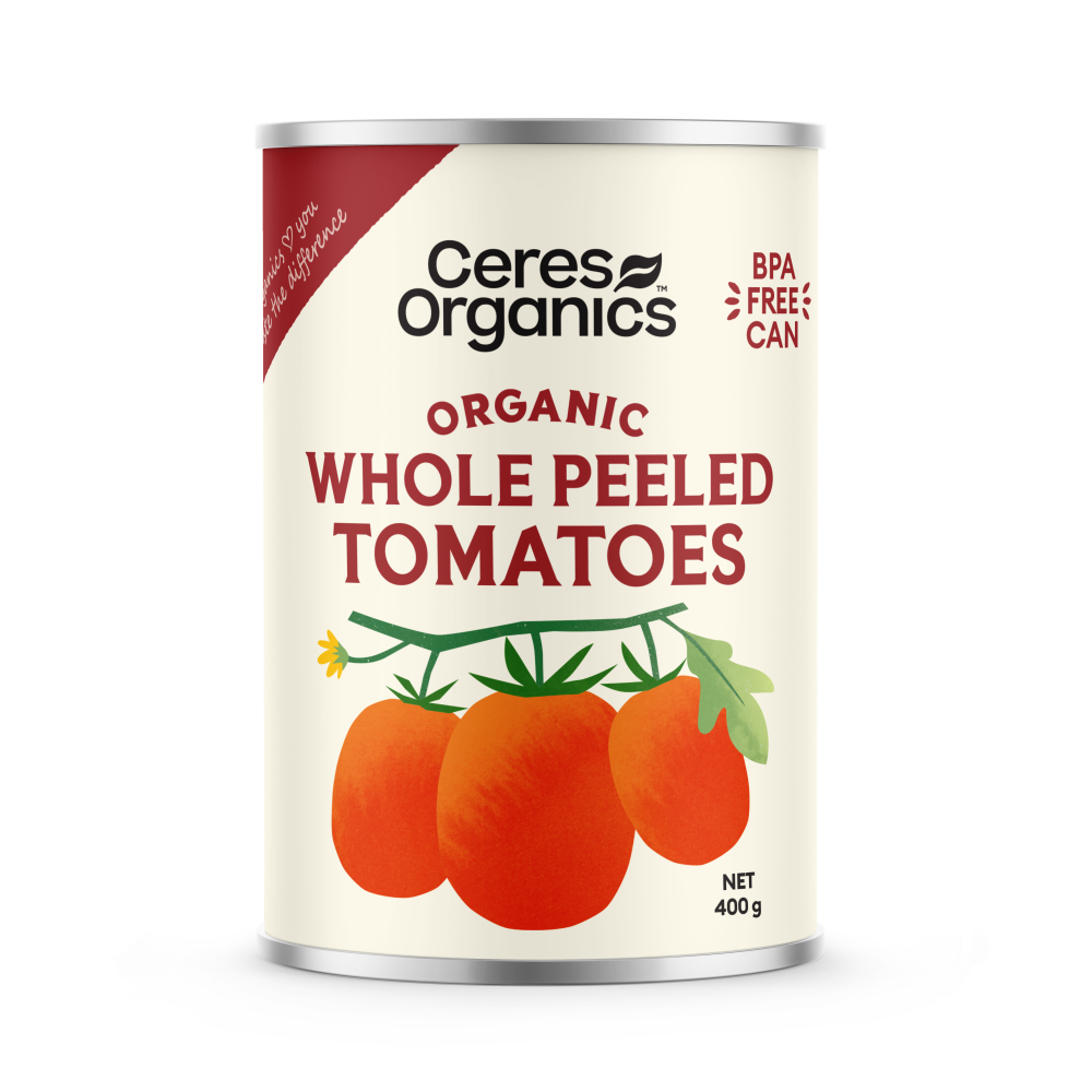 Organic Tomatoes, Whole Peeled - 400g – Ceres Organics