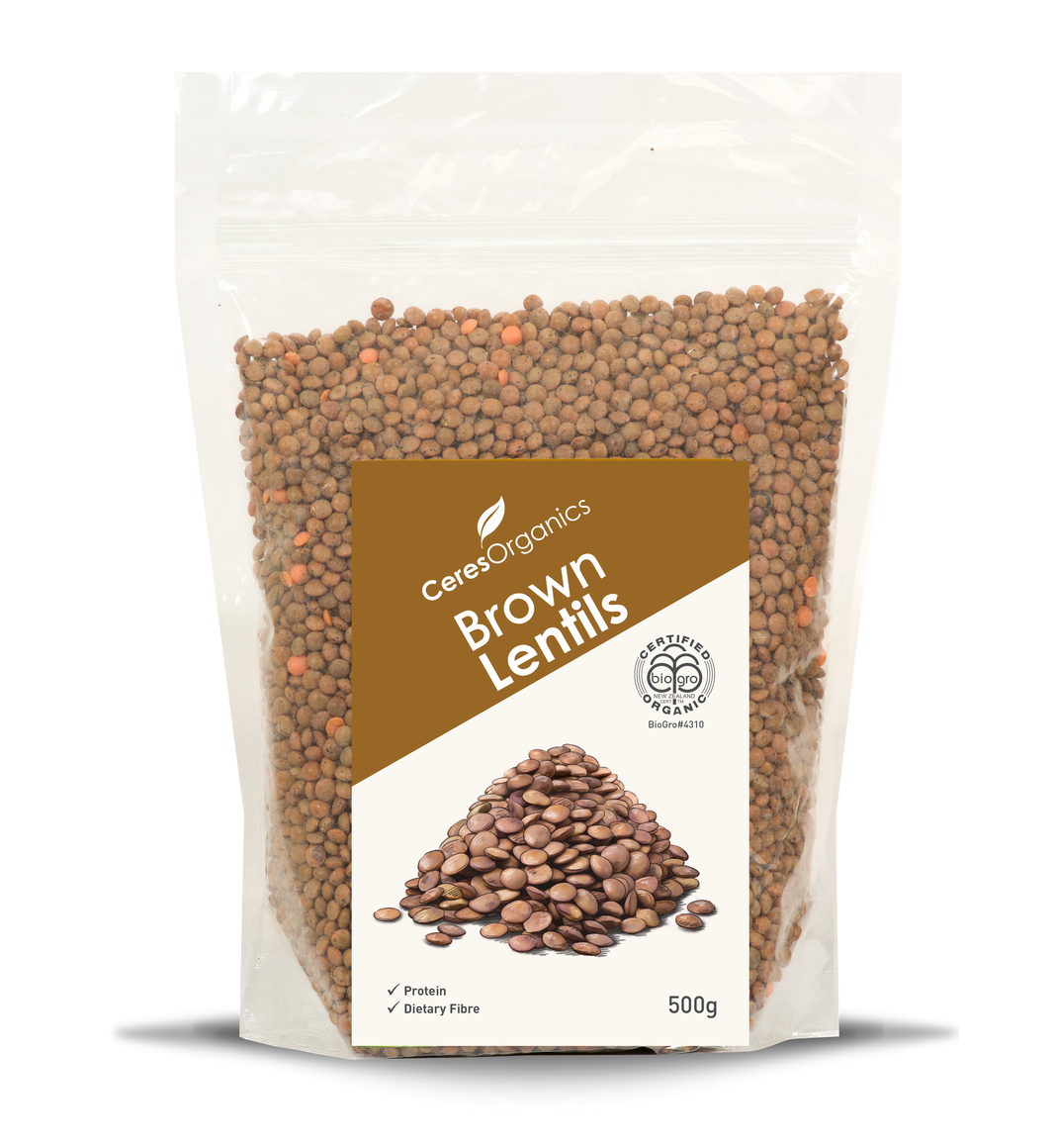 Organic Lentils, Brown - 500g – Ceres Organics