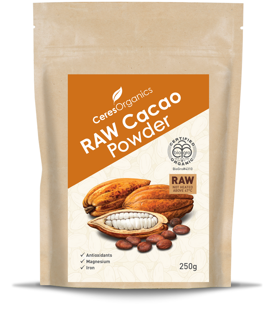 Organic RAW Cacao Powder - 250g – Ceres Organics