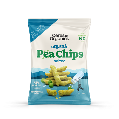 Organic Pea Chips, Salted - 100g – Ceres Organics