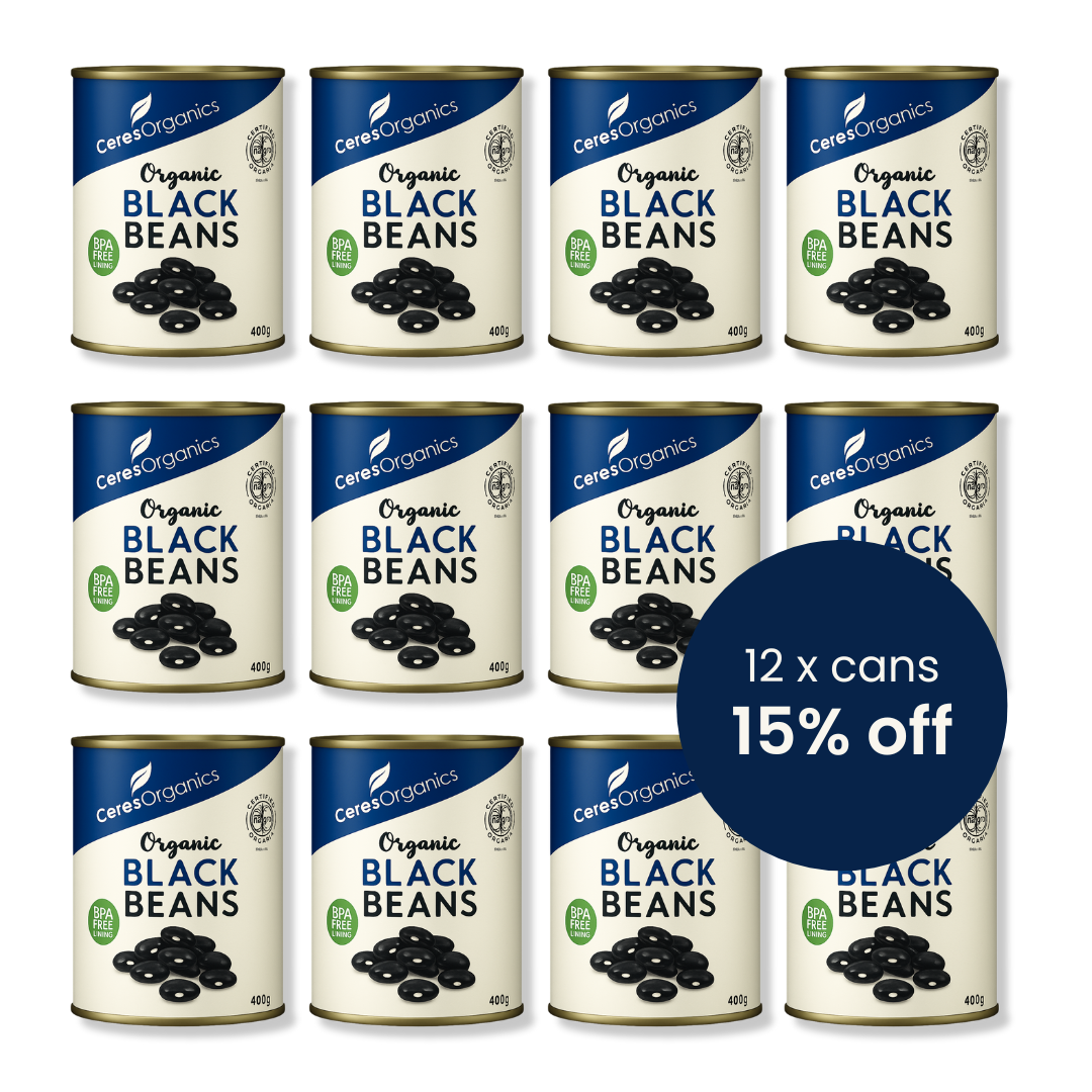Organic Black Beans - CASE x 12 400g – Ceres Organics